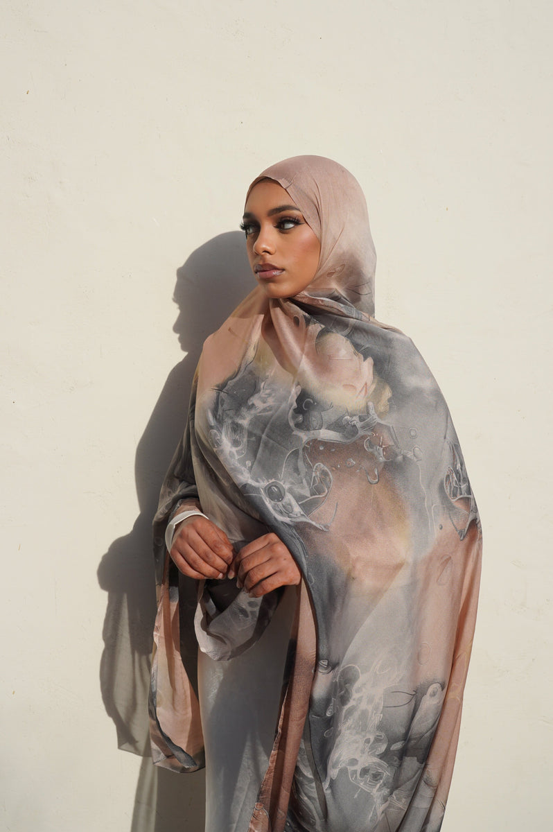 Print Hijabs | Water Color Hijabs | Dreamy – Dirham Collection