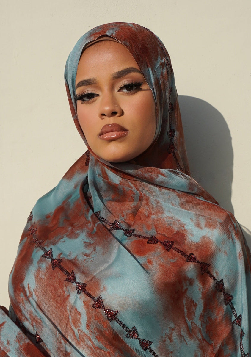 Print Hijabs | Water Color Hijabs | Dahmah – Dirham Collection